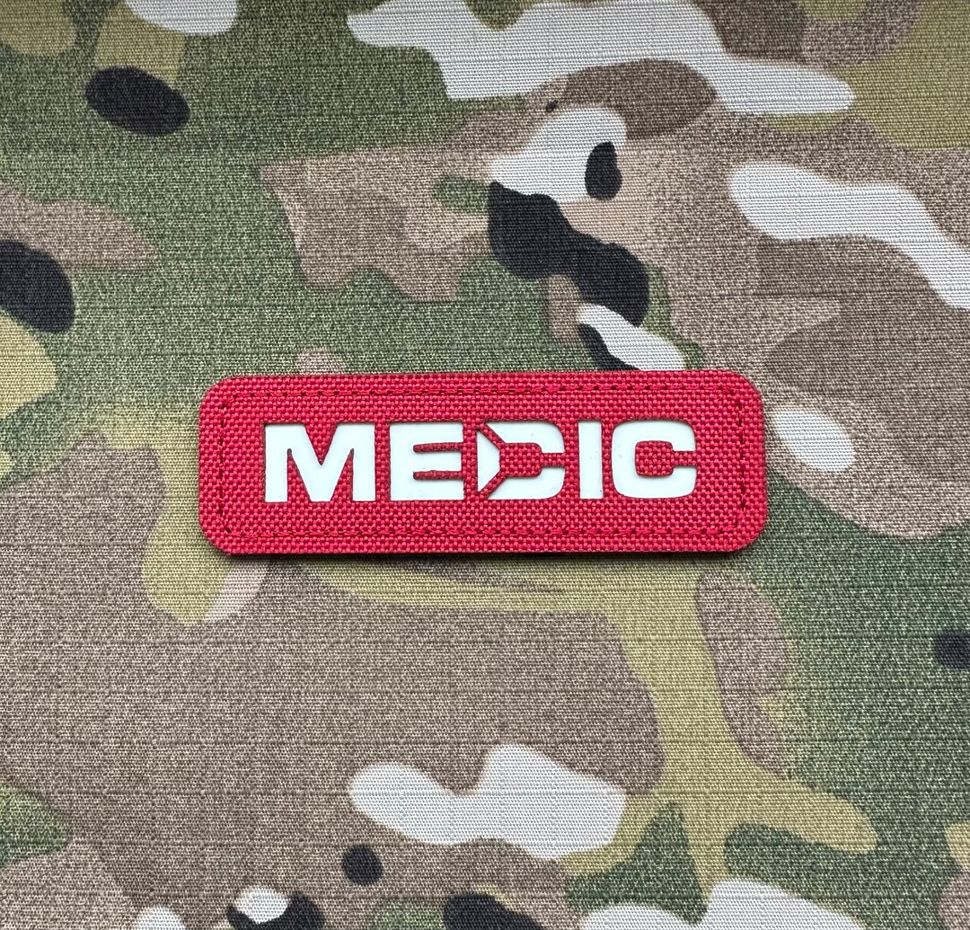 1x Patch “medic”, Bright, Red, Velcro, Patch Outdoor Tactical Doctor ...