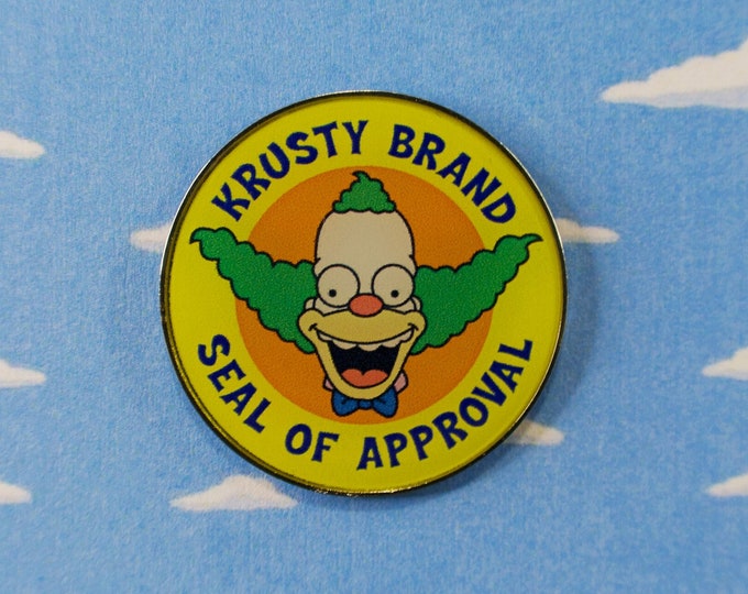 Krusty Brand Seal of Approval 'the Simpsons' - Enamel Pin - Etsy