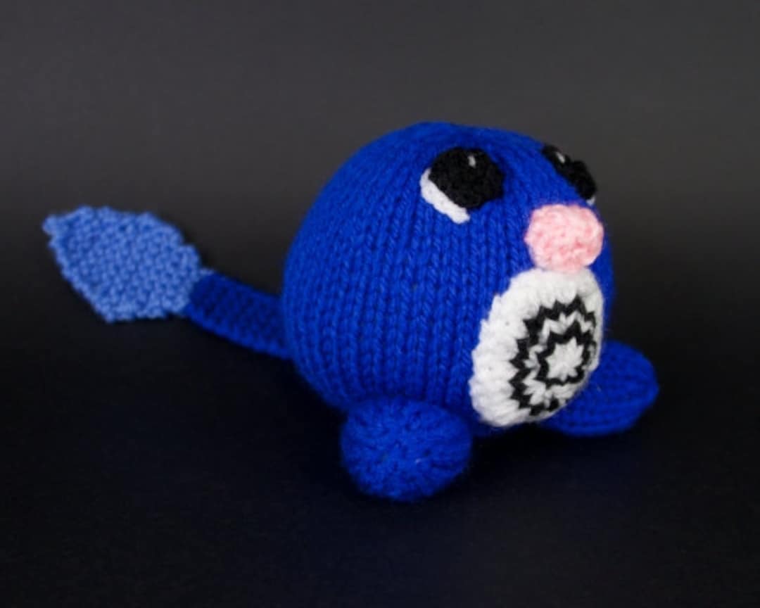Poliwag 'pokemon' - Knitted Toy Plush - Etsy
