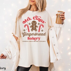 Gingerbread Bakery Shirt, Christmas Cookie Shirt, Holiday Baking ...