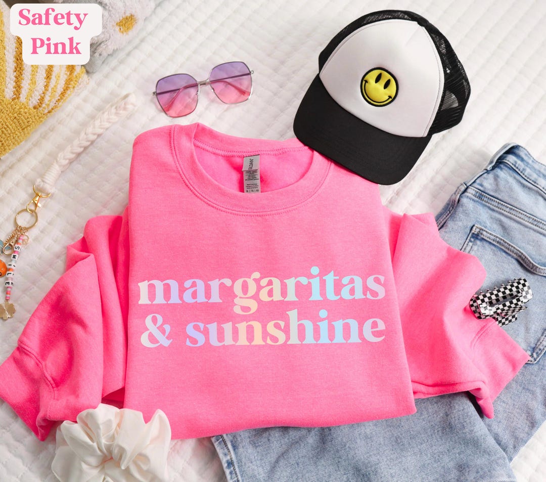 Margarita Cocktail Sweatshirt, Happy Hour, Beach Vacation, Summer ...