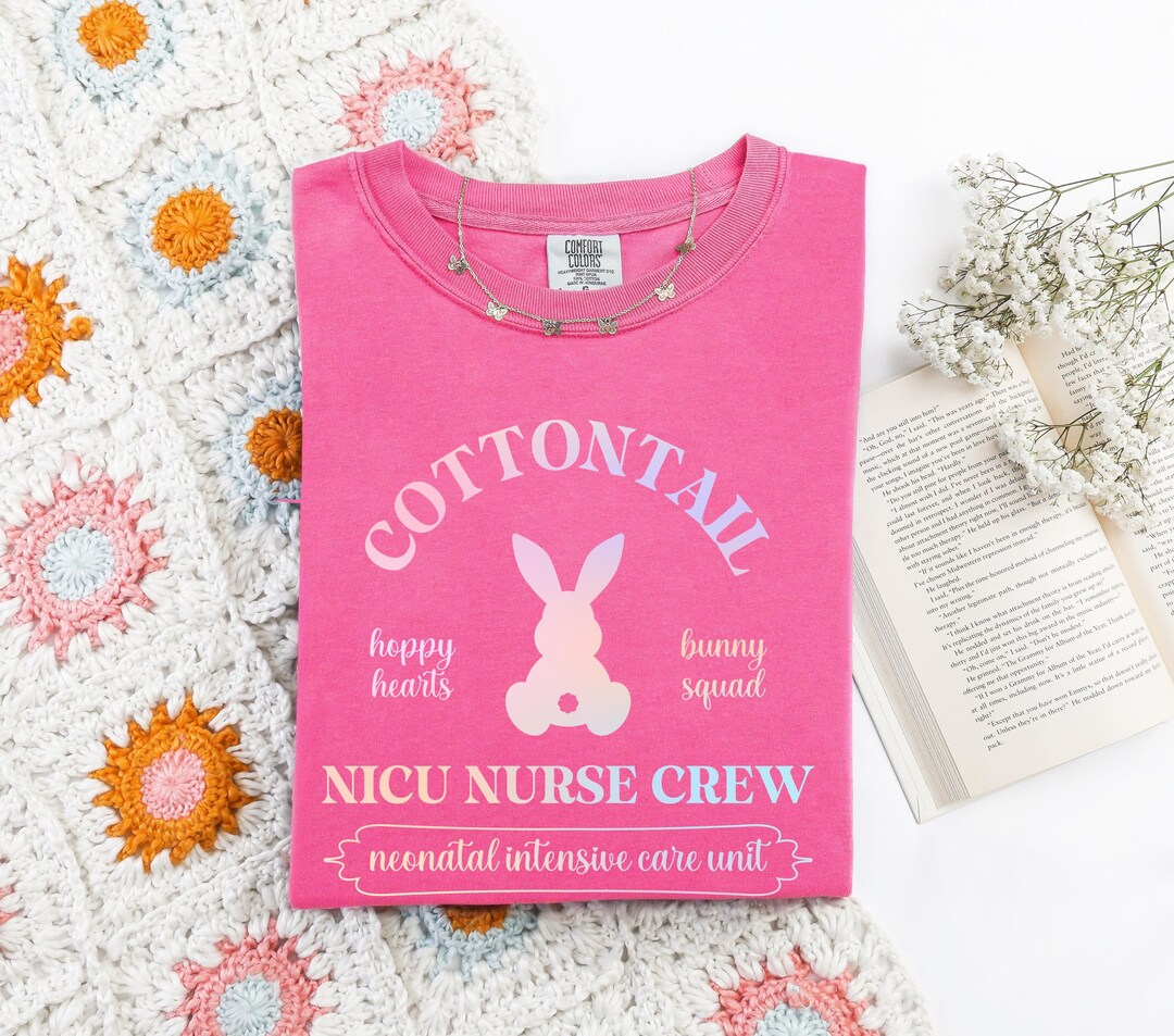 NICU Nurse Shirt Easter, Neonatal Nurse Tshirt, Baby Nurse Tees, NICU ...