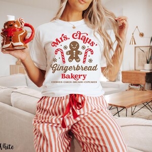 Gingerbread Bakery Shirt, Christmas Cookie Shirt, Holiday Baking ...