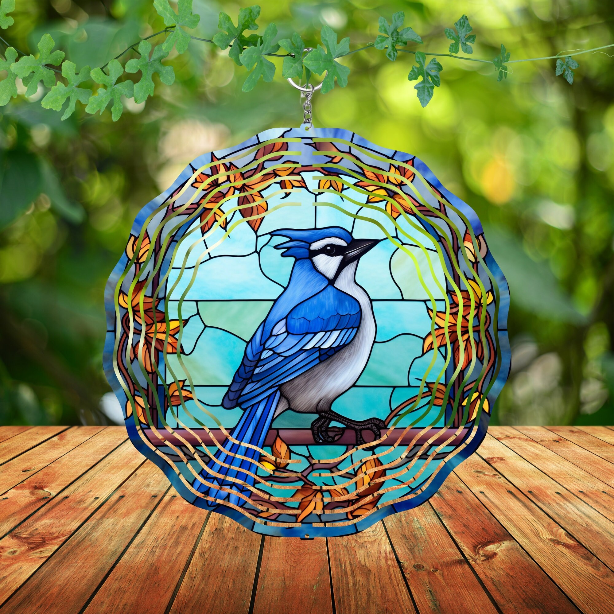 Blue Jay Wind Spinner Sublimation Design Template Wind - Etsy
