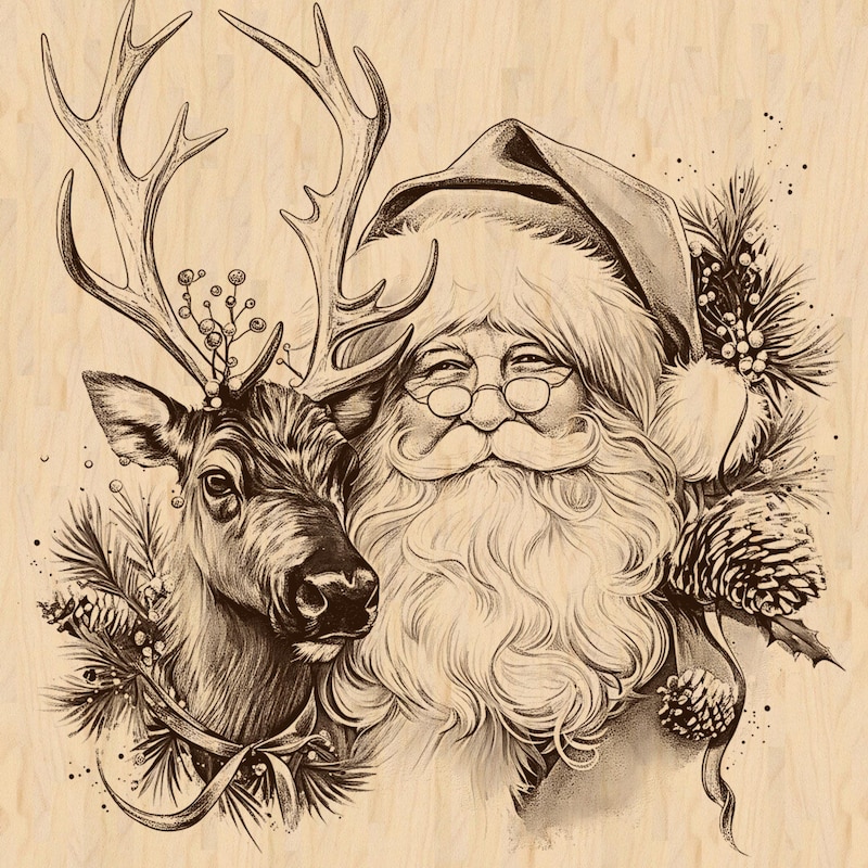 Santa Carving - Etsy