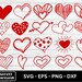 Red Hand Drawn Heart Svg Heart Doodle Hand Drawn Heart Svg Cut Files ...
