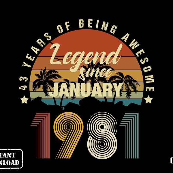 Born 1981 Tshirt - Etsy