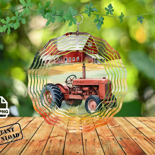 Tractor Wind Spinners - Etsy