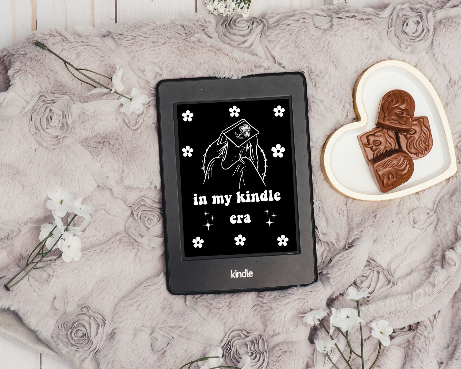 Kindle Lock Screen Wallpaper Bundle: Girly Book Lover Designs (EPUB ...