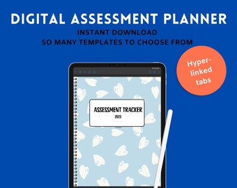 Digital Assessment Planner - Etsy