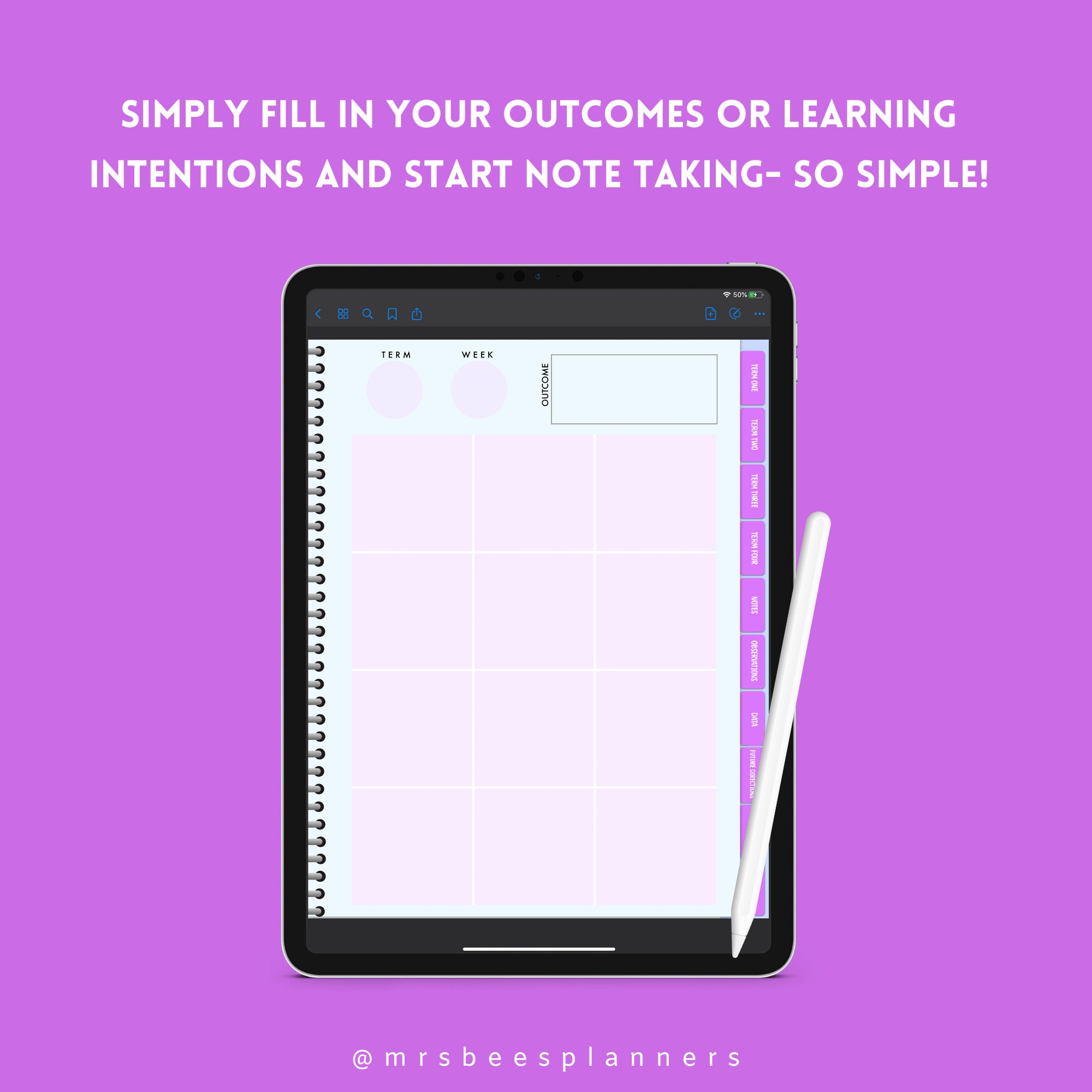 Digital Assessment Planner - Etsy