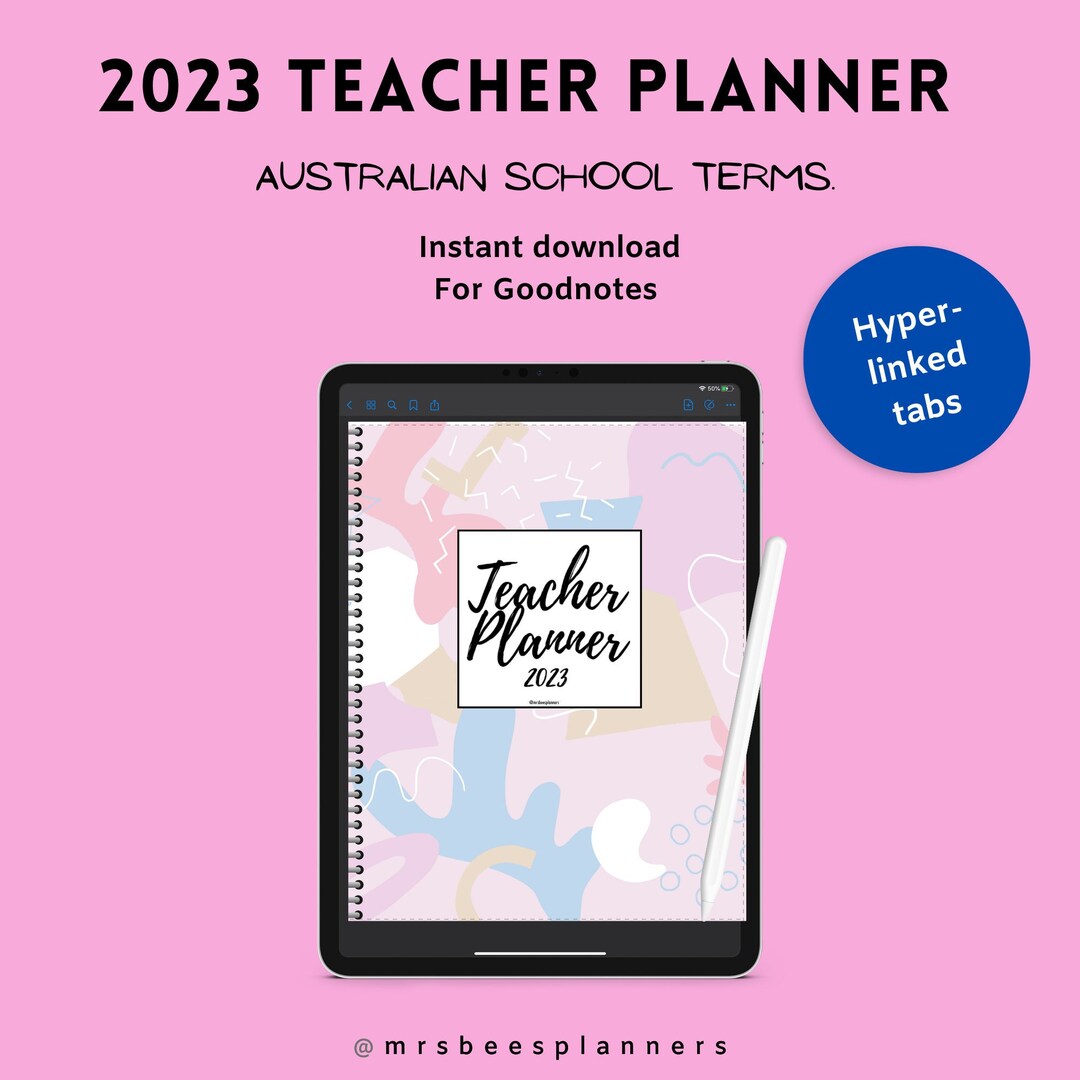 2023 Teacher Digital Planner Australia - Etsy