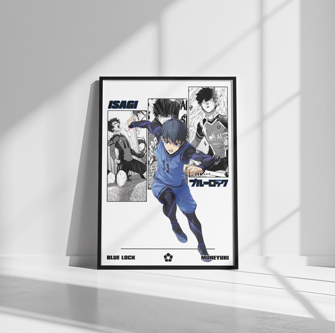 Yoichi Isagi Blue Lock Poster - Etsy
