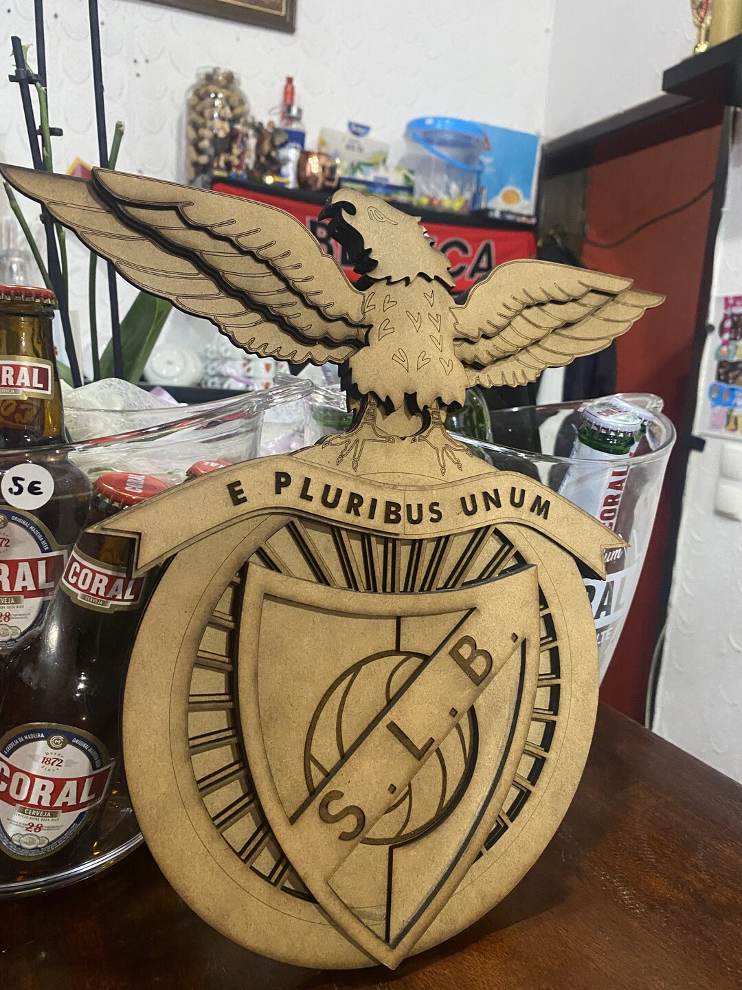 SLB Benfica Multilayer SVG DXF Laser Cut File - Etsy