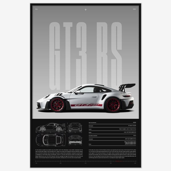Porsche 911 Gt3 Rs Shirt - Etsy