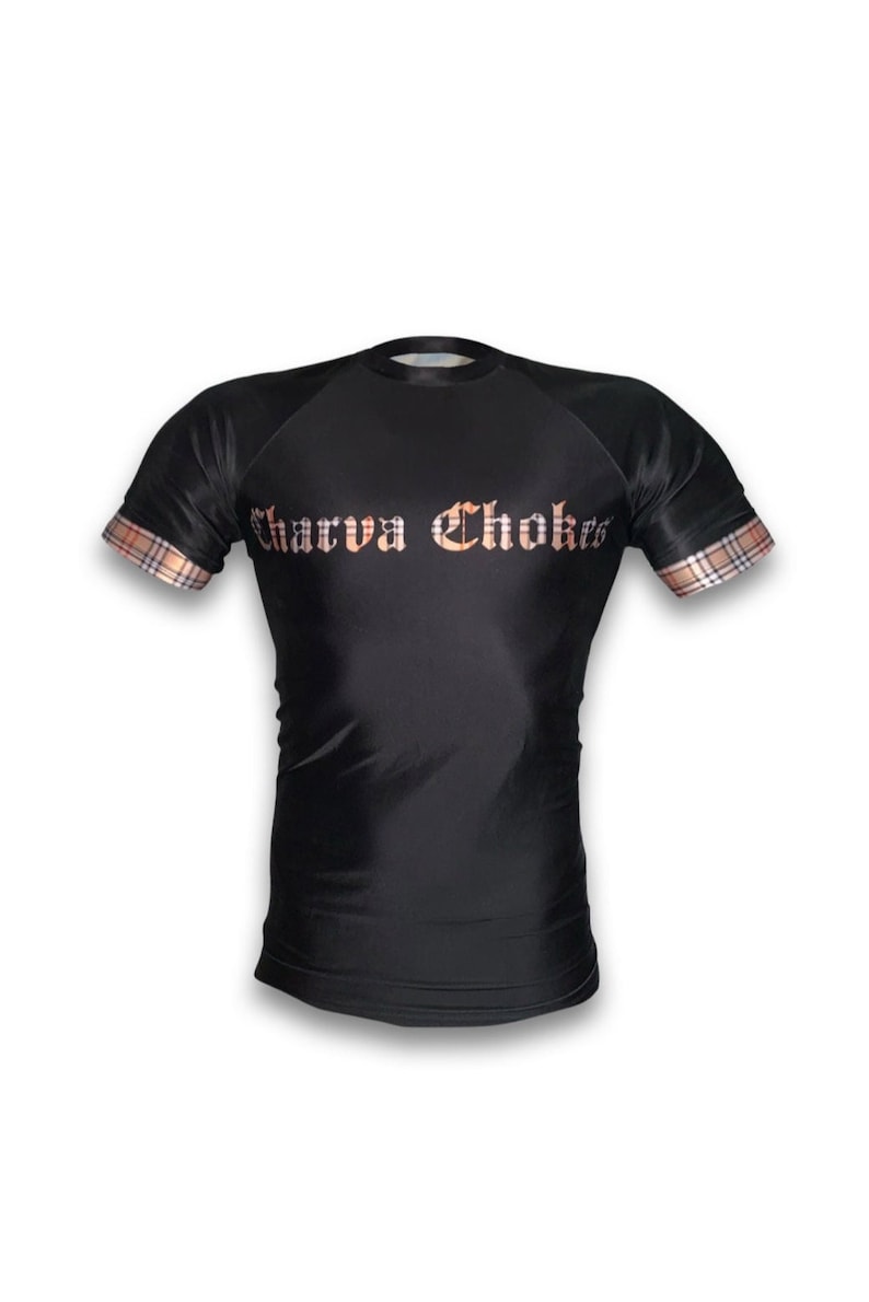 CHARVA CHOKES Black Carbon Charva Rash Guard MMA - Etsy