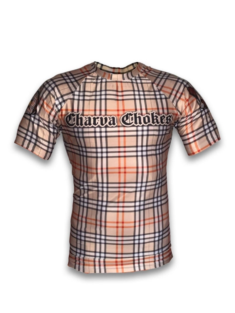 CHARVA CHOKES Plaid Tartan Charva Rash Guard BJJ - Etsy
