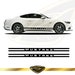 Mustang Side Stripe Graphics Vinyl Decals Compatible With Ford Mustang ...