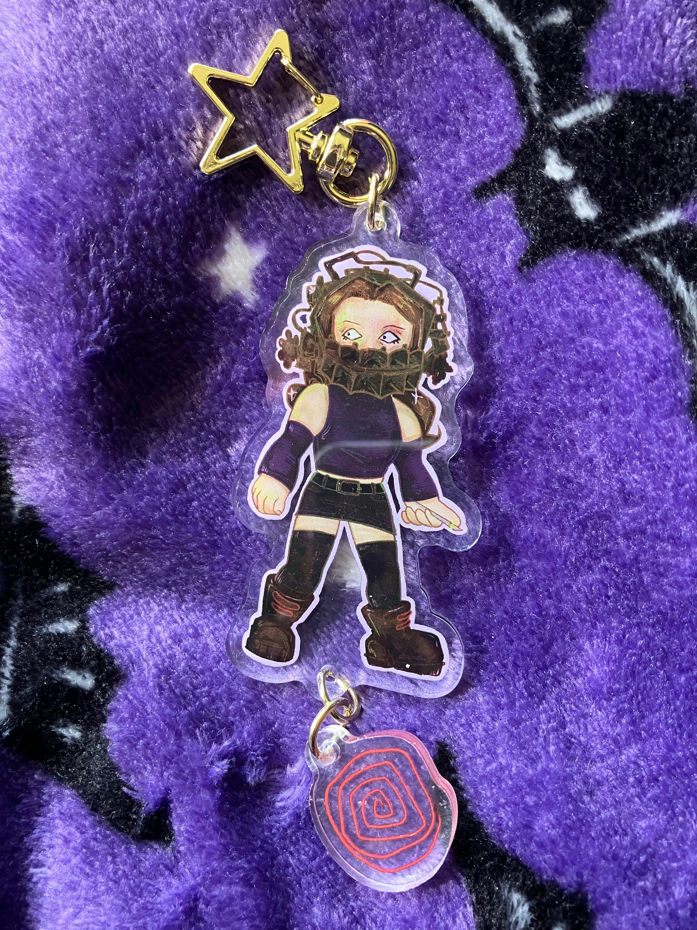 Amanda Young Reverse Bear Trap Keychain - Etsy