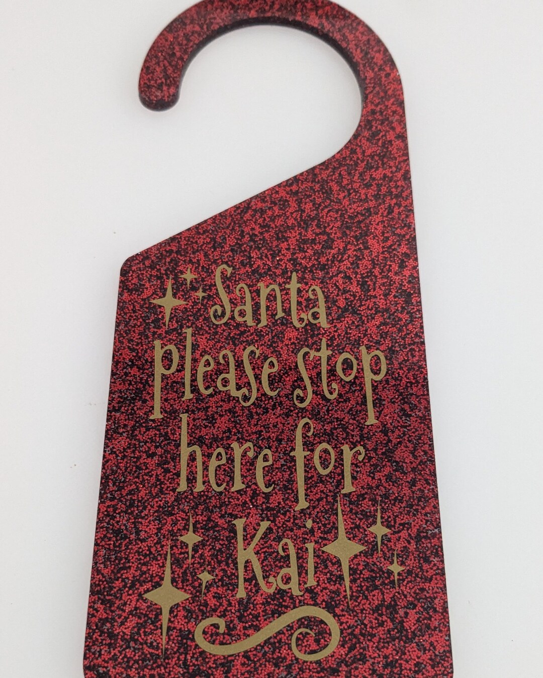Santa Please Stop Sign - Etsy