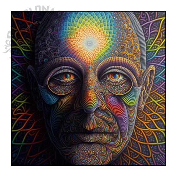 Psychedelic Face Art