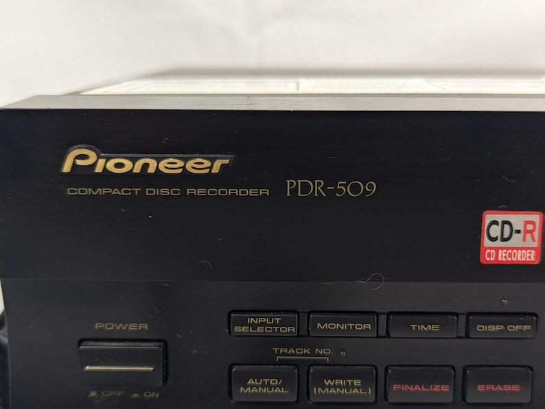 Pioneer PDR-509 Compact Disc Recorder and Player No Remote Tested - Etsy