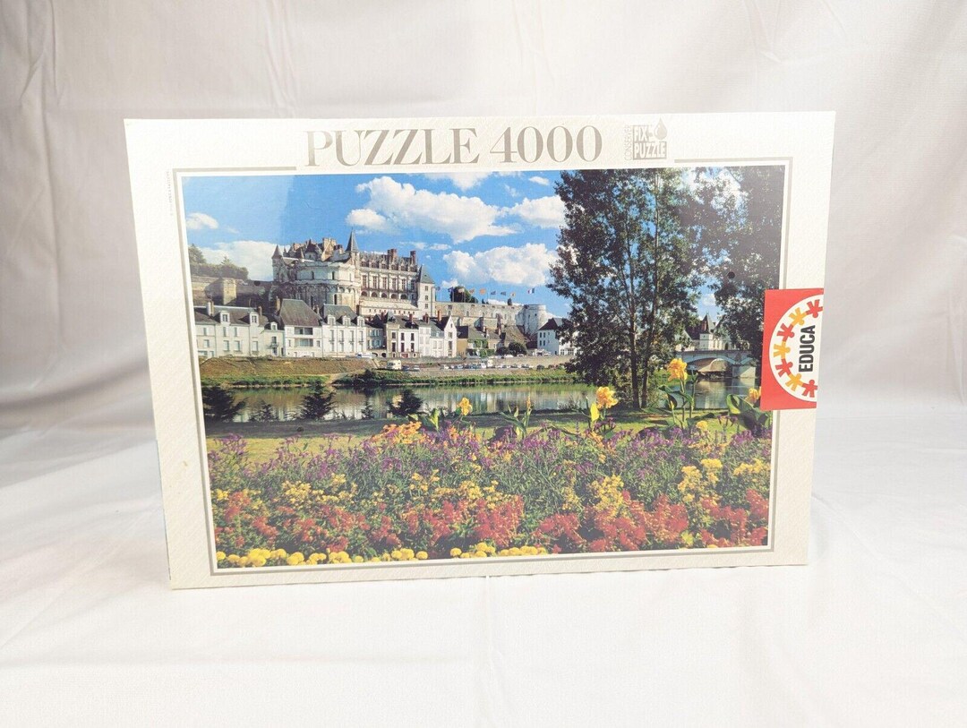 Educa 4000 Piece Jigsaw Puzzle - Loire Castle France Sealed New - Etsy