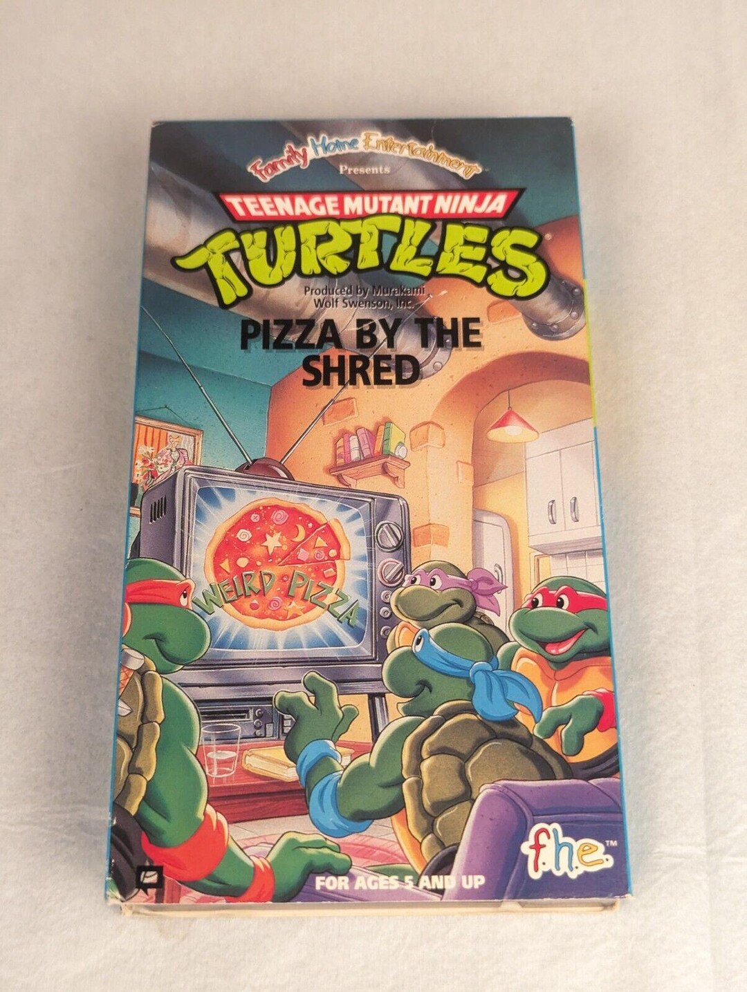 Teenage Mutant Ninja Turtles Pizza by the Shred VHS, 1991 - Etsy
