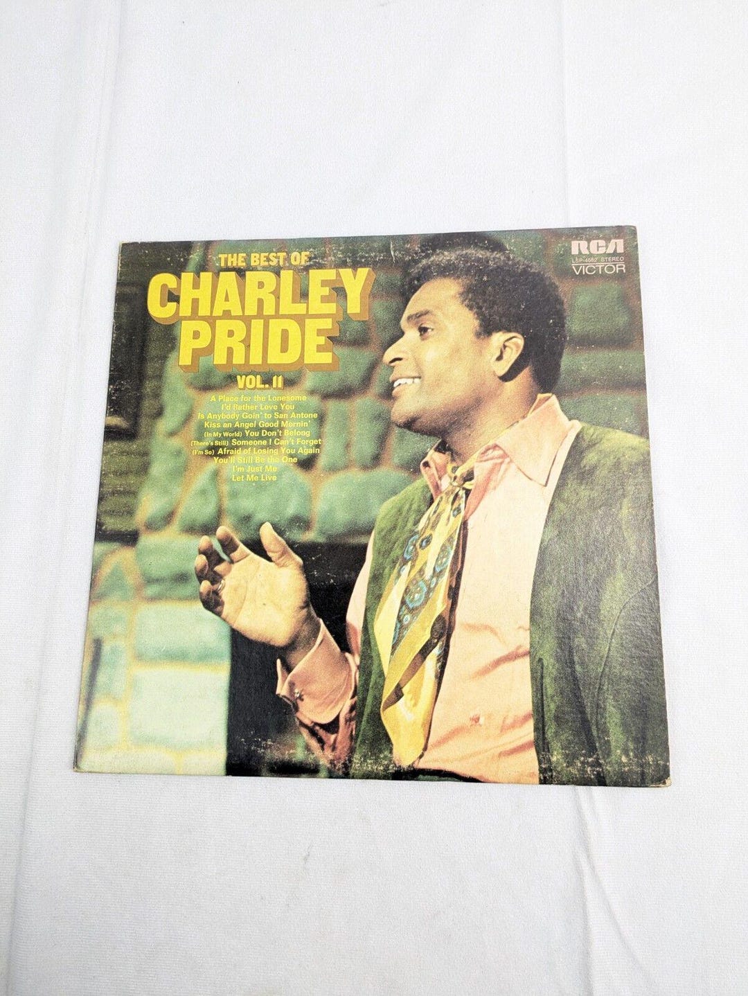 Charlie Pride the Best of Vol II Vintage 1972 Vinyl Record LP RCA ...