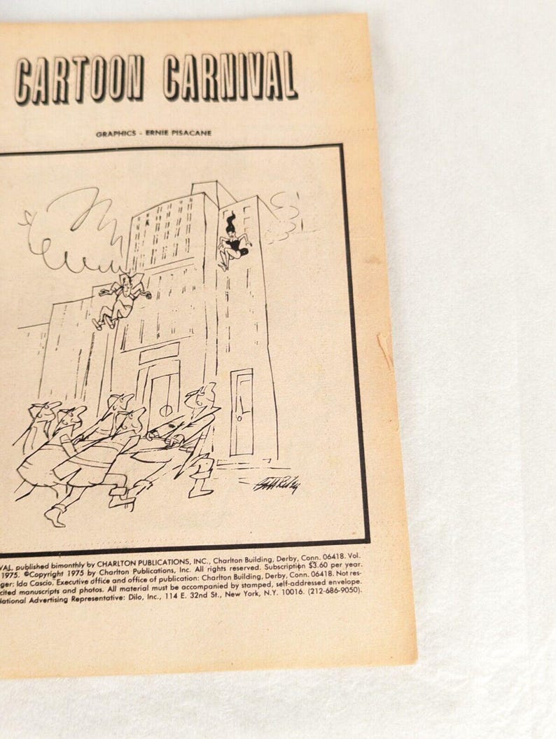 Cartoon Carnival 64 1975 Charlton Publication - Etsy