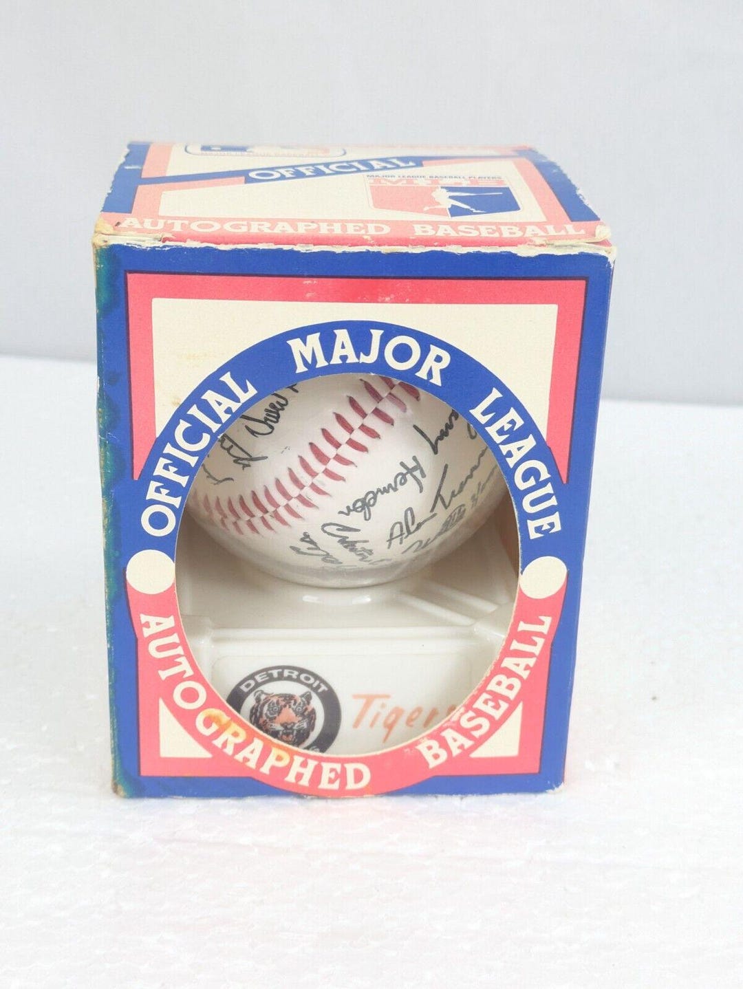 1982 VINTAGE Detroit Tigers Official MLB Autographed Baseball ...