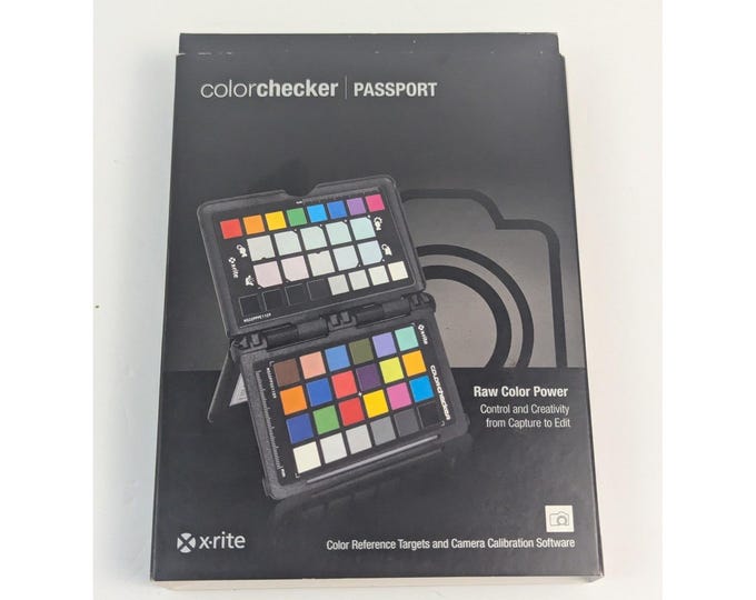 X Rite Colorchecker Passport Photo Camera Calibration Target Software ...
