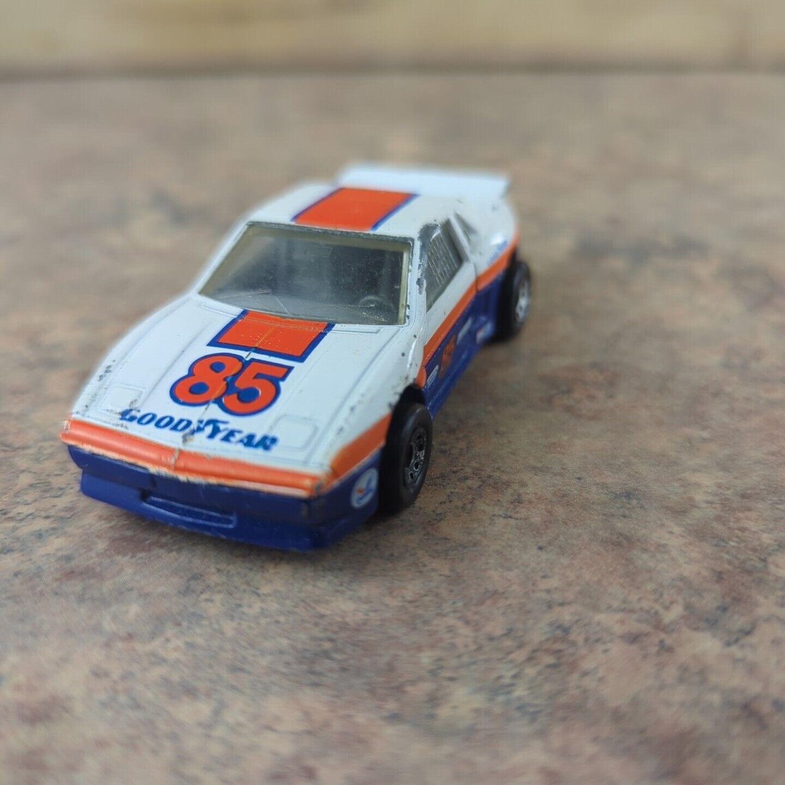 Vintage 1985 Matchbox Superfast 2 PONTIAC FIERO (white/blue) Goodyear ...