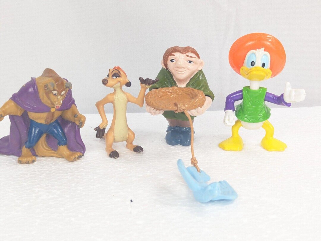 1996 Mcdonalds PVC Fast Food Toy Disney Lot Lion King, Hunchback, Beast ...