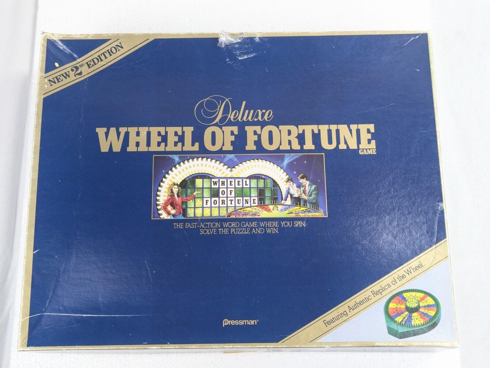 1986 Deluxe Wheel of Fortune Game 2nd Edition by Pressman Complete ...