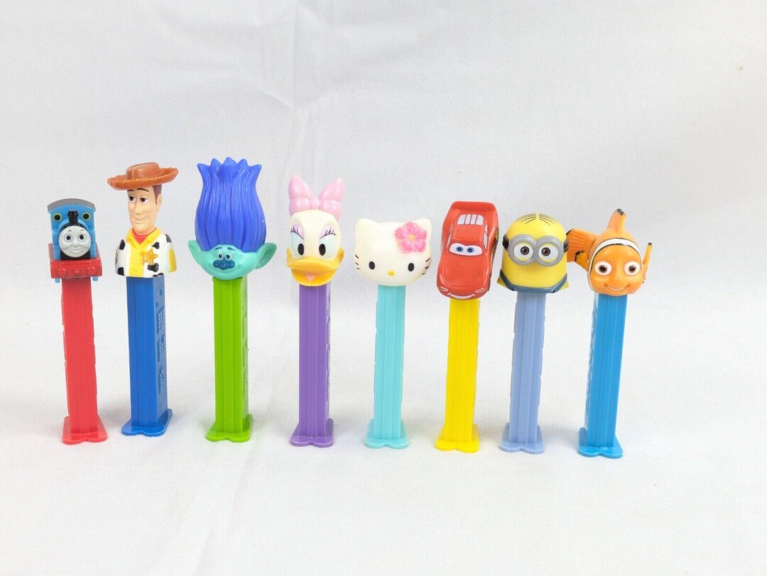 Lot of Pez Dispensers Disney, Cars, Nemo, Hello Kitty, Trolls, Toy ...
