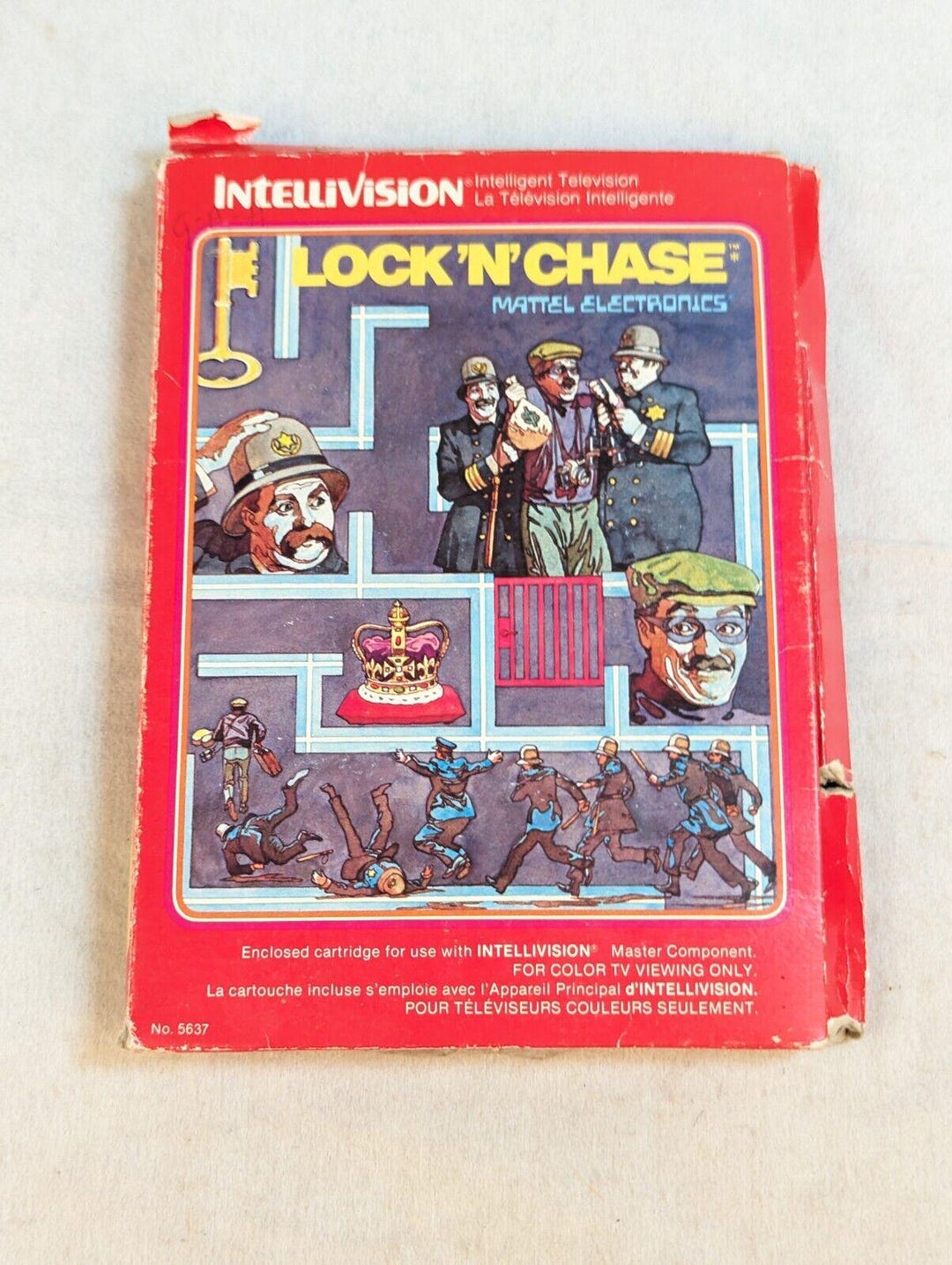 Intellivision Lock 'N' Chase Video Game Cartridge in Box With Manual ...
