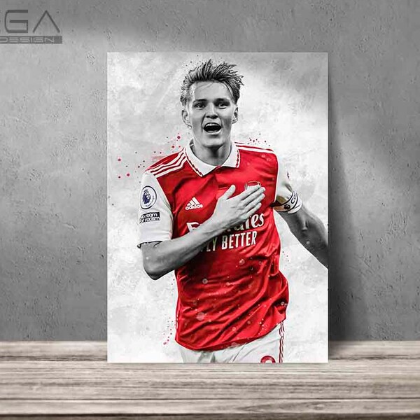 Martin Odegaard Poster - Etsy