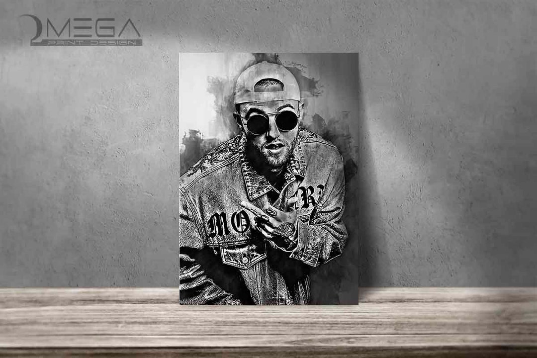 Mac Miller Poster Mac Miller Print Art Print Wall Art Home Decor - Etsy