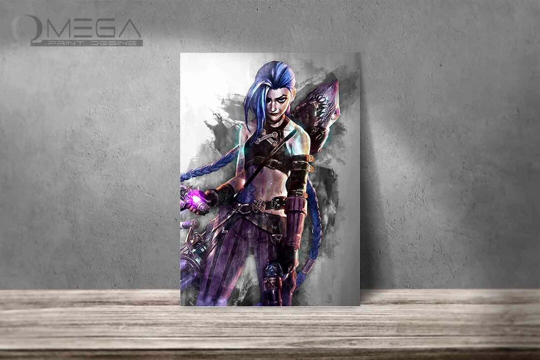 Jinx Poster Jinx Print Arcane Art Print Wall Art Home Decor - Etsy