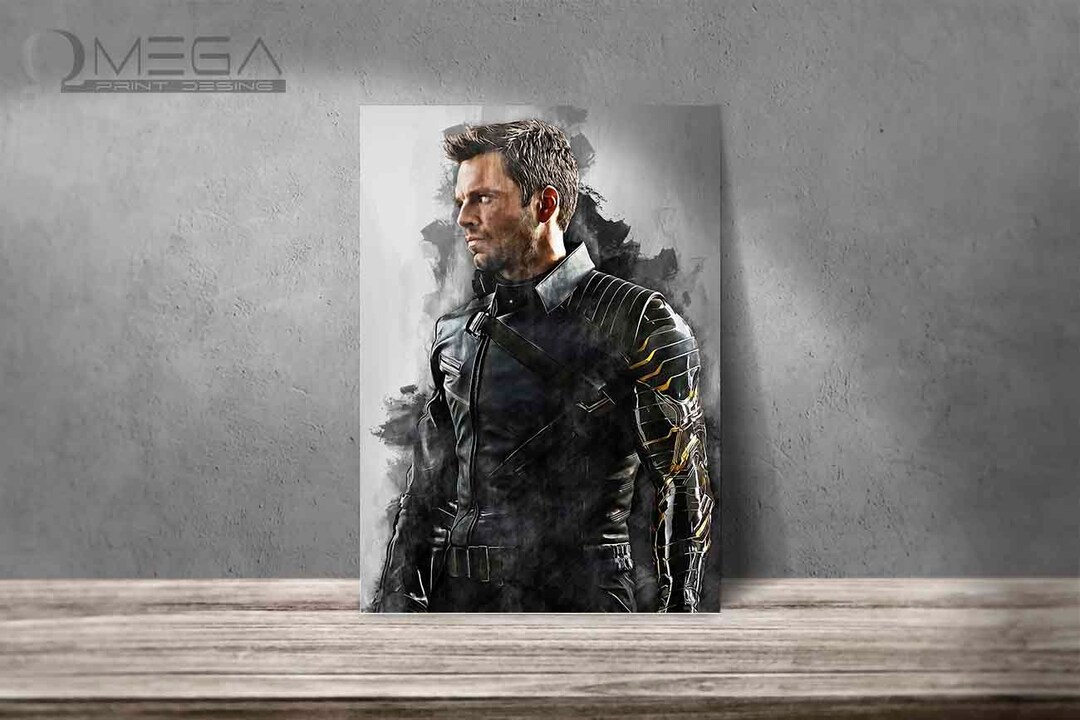 Winter Soldier Poster Winter Soldier Print Art Bucky Barnes - Etsy