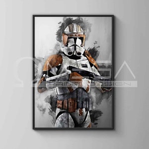 Commander Cody Poster Commander Cody Print the Clone Wars Art Print ...
