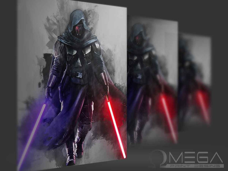 Darth Revan Poster Revan Print Star Wars Art Print Wall Art - Etsy
