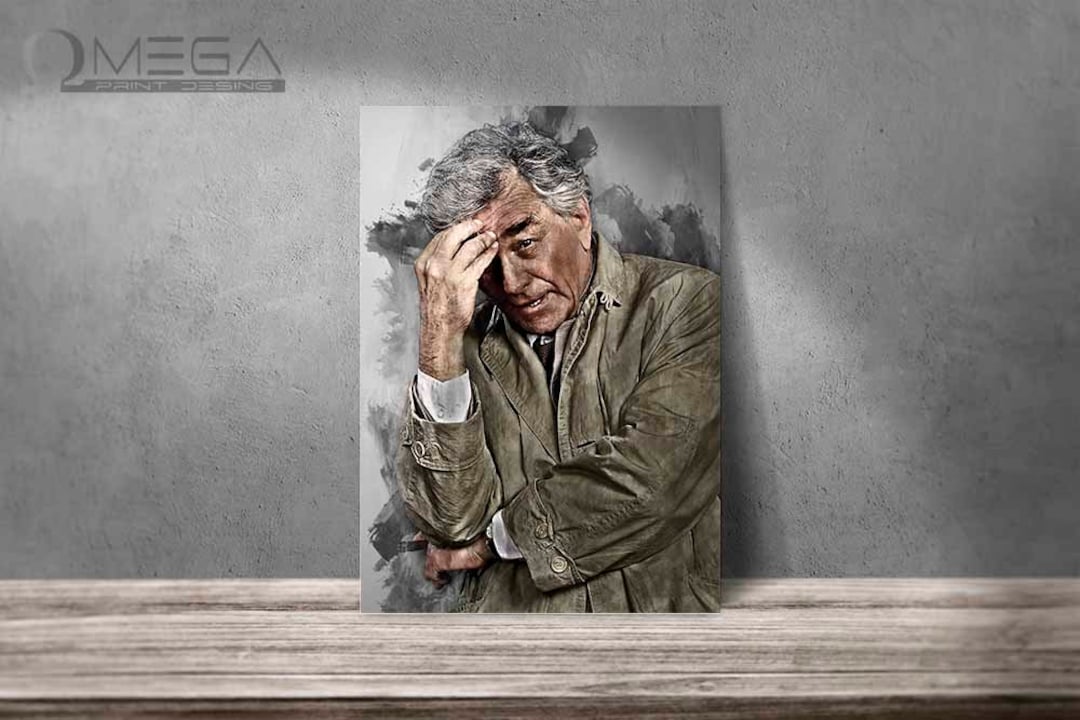 Columbo Poster Columbo Print Peter Falk Art Print Wall Art Home Decor ...