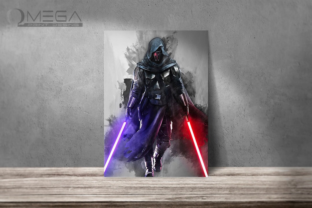 Darth Revan Poster Revan Print Star Wars Art Print Wall Art Home Decor ...