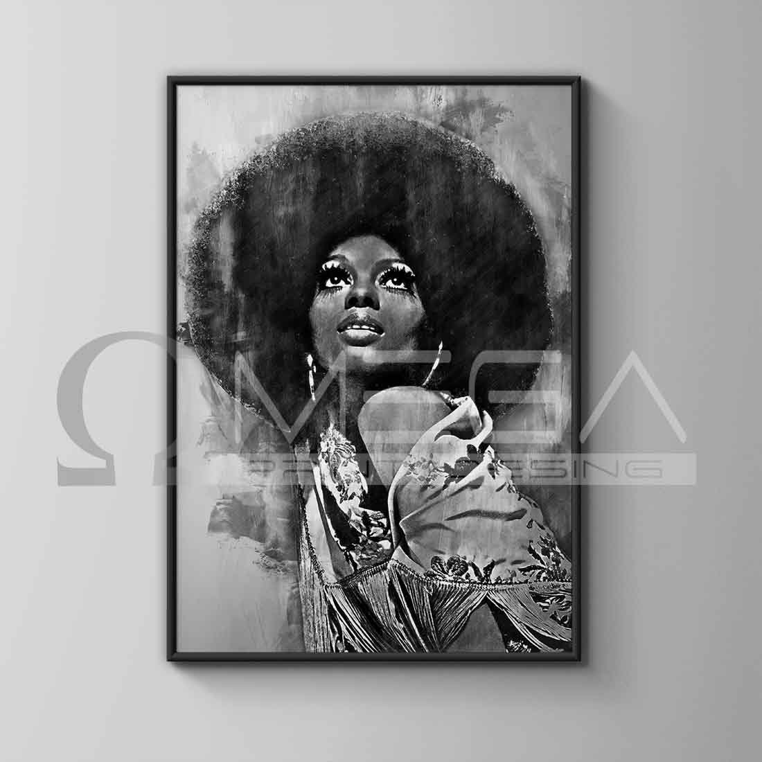 Diana Ross Poster Diana Ross Print Art Print Wall Art Home - Etsy