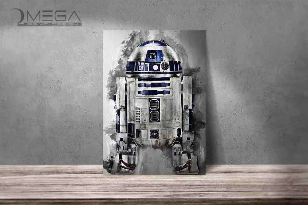 R2-D2 Poster R2-D2 Print Star Wars Art Print Wall Art Home - Etsy UK