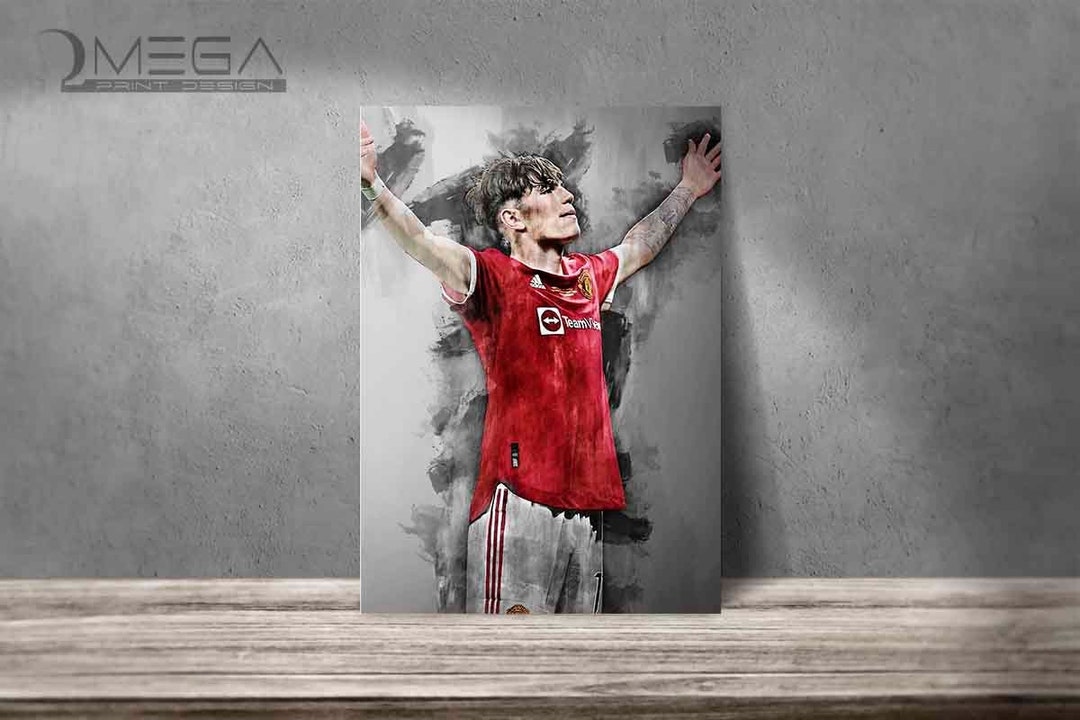 Alejandro Garnacho Poster Garancho Print Art Print Wall Art Home Decor ...