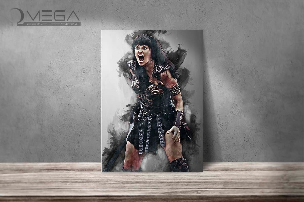 Xena Poster Xena Print Warrior Princess Art Print Wall Art - Etsy