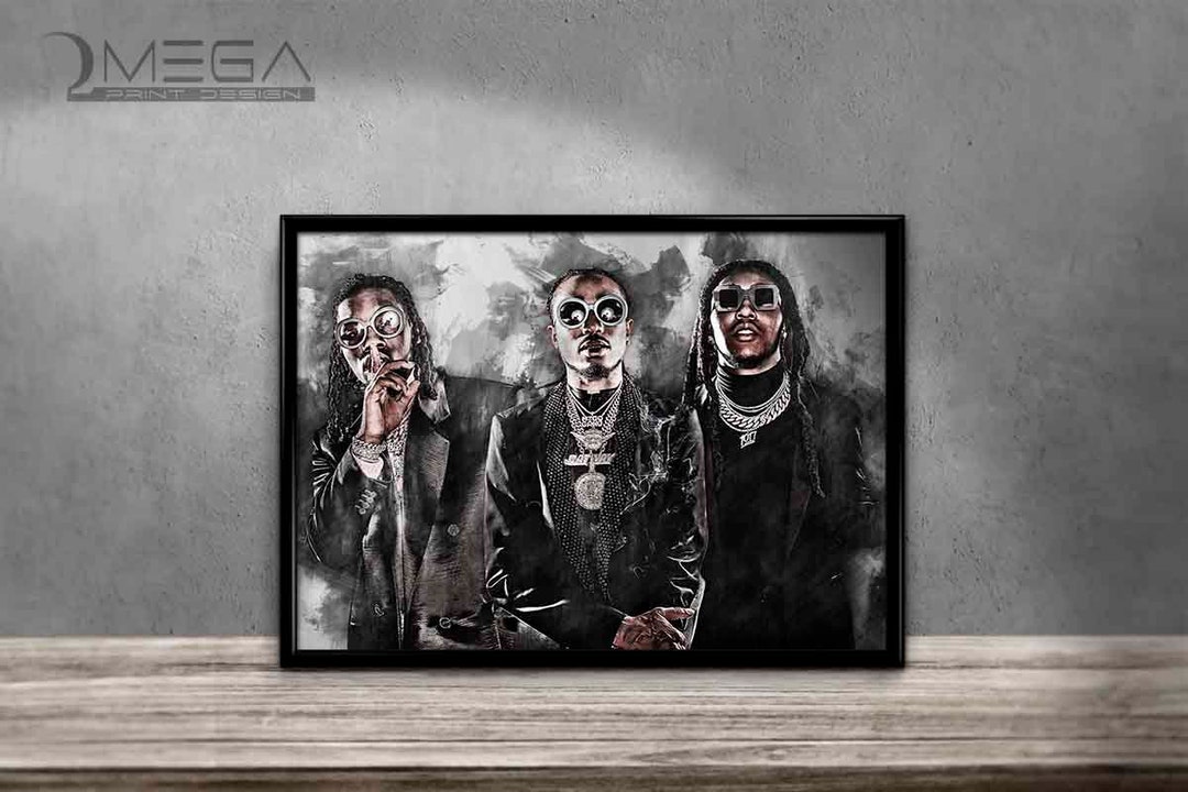 Migos Poster Migos Print Art Print Wall Art Home Decor - Etsy